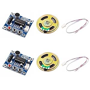 WWZMDiB ((((2Pcs)))) ISD1820 Sound Voice Recording Playback Module Mic ...