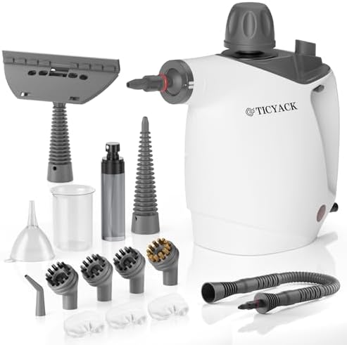 Amazon.com - Pressurized Handheld Steam Cleaner with 10pcs Accessories ...