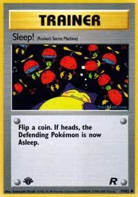 Amazon.com: Pokemon - Sleep! (79) - Team Rocket : Toys & Games