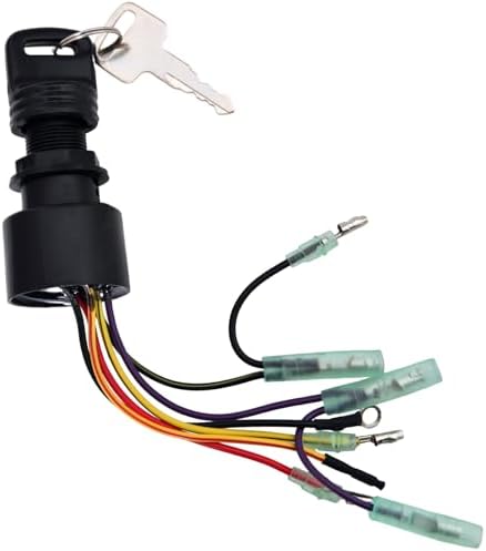 Amazon.com: 87-88107A5 Boat Ignition Switch with 2 Keys 6 Wire ...