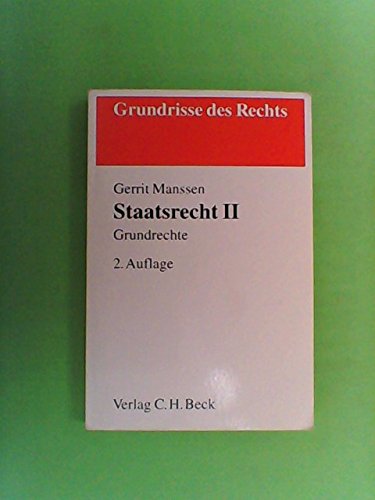 Amazon.in: Buy Staatsrecht 2. Grundrechte. Book Online at Low Prices in India | Staatsrecht 2 ...