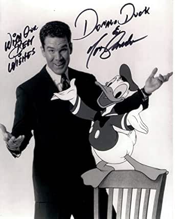 TONY ANSELMO signed autographed DISNEY DONALD DUCK photo GREAT CONTENT ...