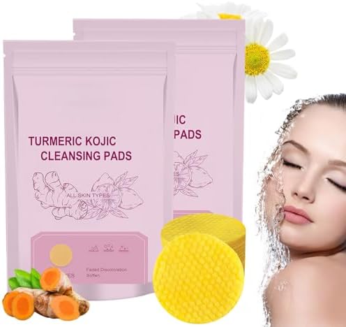Amazon.com: Neusly Turmeric Kojic Pads, Turmeric Kojic Cleansing Pads ...