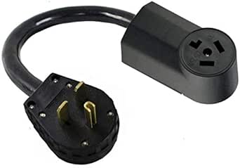 6-30P Male 3-Ping Plug to 10-30R 3-Prong Female Dryer Receptacle NEMA ...