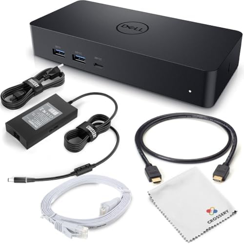Amazon.com: Crossery Dell D6000s Docking Station Bundle - Includes ...