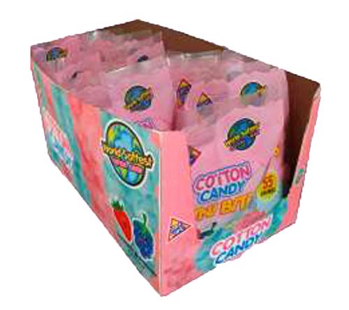 Amazon.com : Cotton Candy Mini Bite Strawberry & Blueberry ( 28 ...