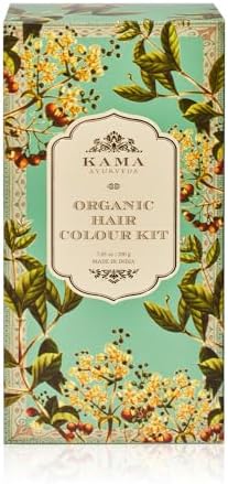 Kama Ayurveda Organic Hair Color Kit, Hair Color, Henna Powder and ...