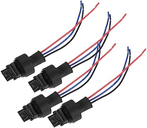 Amazon.com: A ABSOPRO 3157 Bulb Sockets Male Adapter Wiring Harness for ...