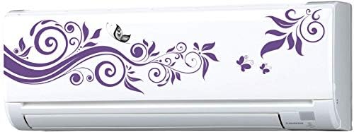 Decals Creation™ AC Sticker Floral Split Ac Stickers Air Conditioner ...