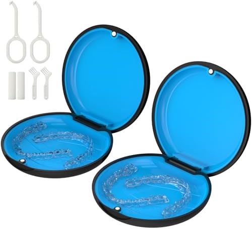 Amazon.com: 2 Pack Retainer Case, Compatible with Invisalign, Cute ...