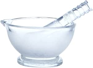 Amazon.com: 1set 30mm to 130mm Laboratory use Glass Mortar and Pestle ...