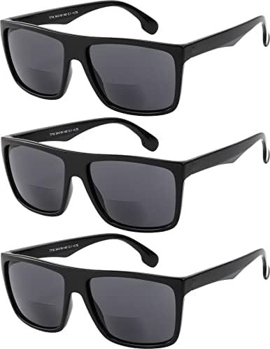 Amazon.com: Yogo Vision Bifocal Reading Sunglasses for Men and Women-Classic, Retro Style UV400 ...