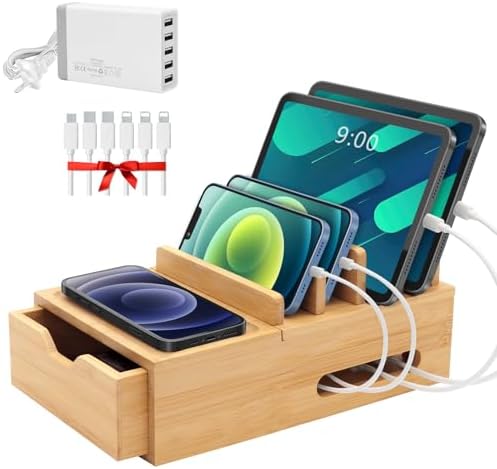 Amazon.com: Great Useful Stuff G.U.S. Multi-Device Charging Station ...