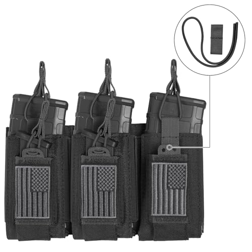 Snapklik.com : Open-Top Single/Double/Triple Molle Mag Pouch For 5.56mm ...