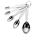 Amazon.com: Cuisipro Silver Measuring Spoon Set, Standard: Home & Kitchen