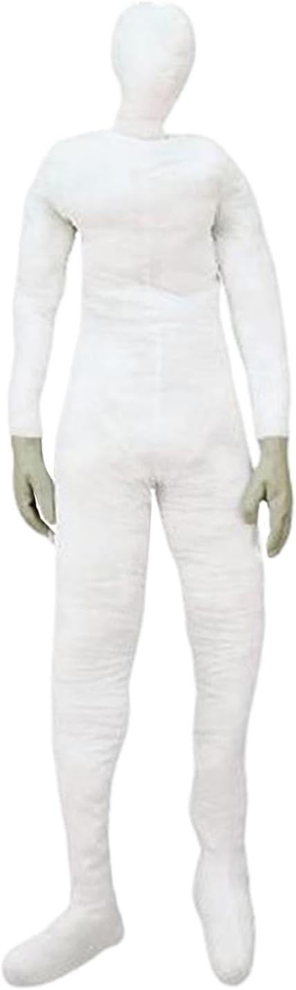 182cm Life Size Posable Crystal Clear Stuffed Mannequin - 6 Ft Bendable ...