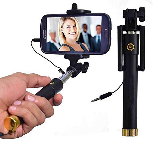 Wonder Store Compact Pocket Size Selfie Stick Wired for Android ...