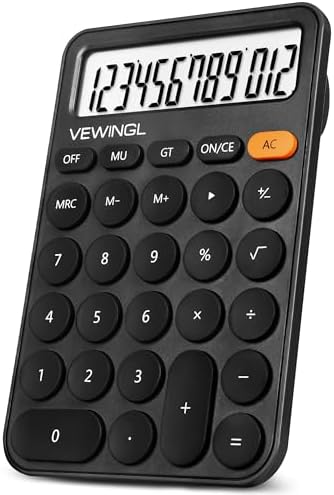 Amazon.com : Egoelife Musical Desktop Calculator 12-Digits LCD Display ...