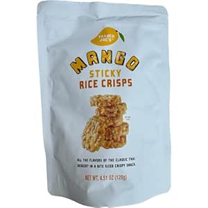 Amazon.com: Generic Trader Joe's Mango Sticky Rice Crisps, 4.51 oz (Pack of 1)