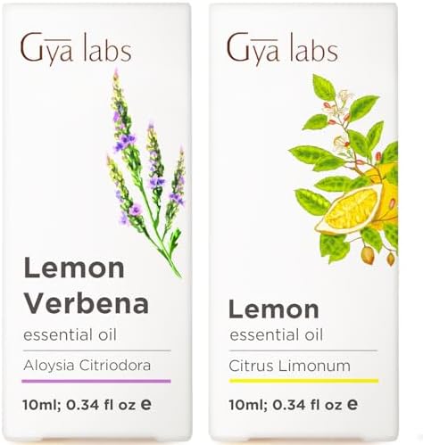 Amazon.com: Lemon Verbena Essential Oil for Diffuser & Lemon Essential ...