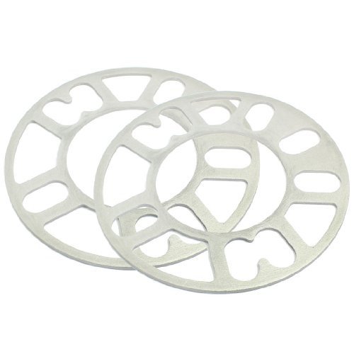 Alcoa Prime2PCS Aluminum Alloy 4 and 5 Lug 5mm Wheel Spacer Gasket for ...