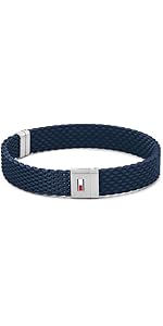 Tommy Hilfiger Jewelry Men's Beaded Bracelet with Lava Stones - 2790435 ...
