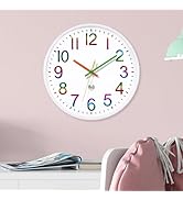 ACCSHINE Wall Clock Without Ticking Sound, Silent, Modern, 30 cm Quartz ...