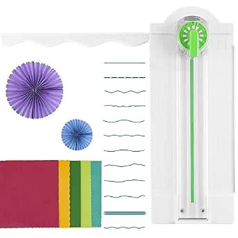 12-Shapes in 1 Craft Paper Edge Cutter,Paper Dial Trimmer Dial Trimmer ...