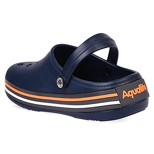 Buy Aqualite Gents Slip-On Clogs (NEO00151GNBGY) Navy at Amazon.in