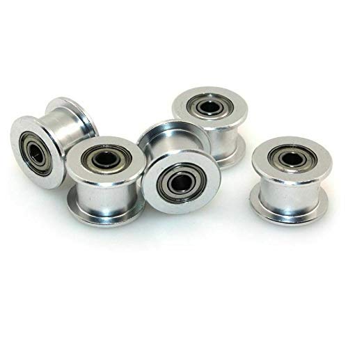 OROOBA® GT2 3mm Bore Aluminum Toothless Timing Belt Idler Pulley for 3D ...