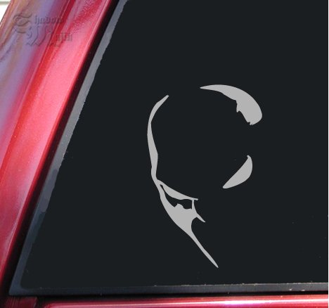 Amazon.com: ShadowMajik Spawn Face Vinyl Decal Sticker (6" X 3.8", Grey ...