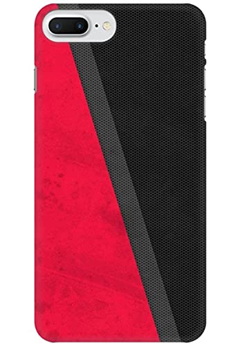 Red and Black Texture Printed Back Cover Phone Case for Apple iPhone 7 ...