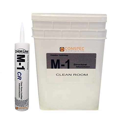 Cleanroom Sealant Adhesive (WHITE) M-1CR No Solvents USDA CARB Approved ...