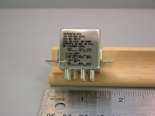 Amazon.com: Mil Spec Tyco M83536/33-001L / FCA-325-3301L 3PDT 28VDC 290 ...