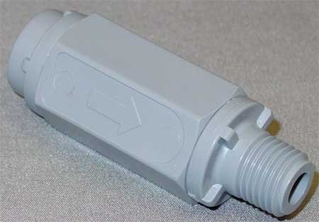 Amazon.com: Ball Cone Spring Check Valve, Grey PVC : Industrial ...