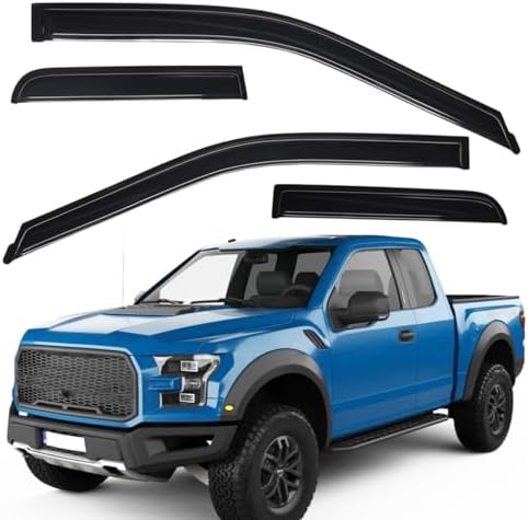 Lightronic Extra Durable Outside-Mount Auto Vent Window Visor, Fits ...