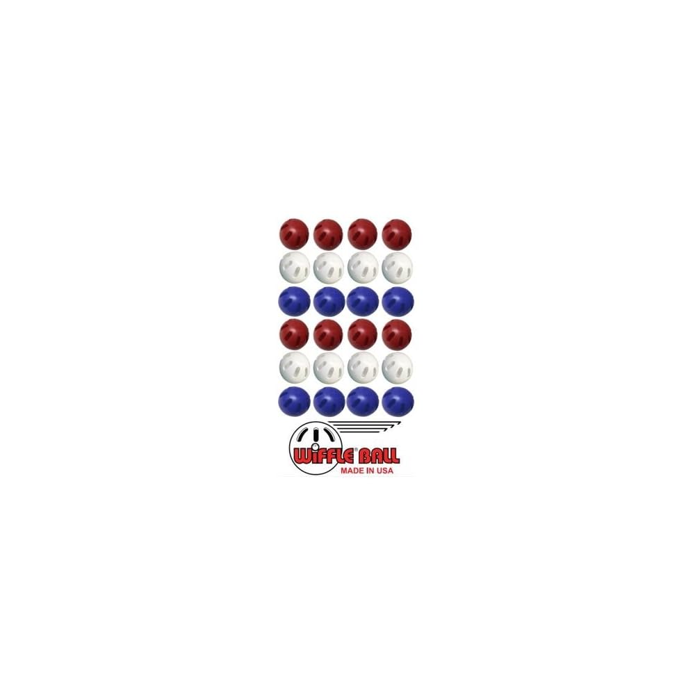 Buy WIFFLE® Ball Bulk Pack of 24 Balls Includes Set of 8 Blue, Set of 8 ...