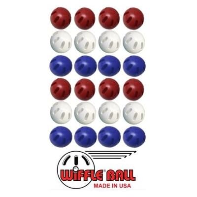 Buy WIFFLE® Ball Bulk Pack of 24 Balls Includes Set of 8 Blue, Set of 8 ...