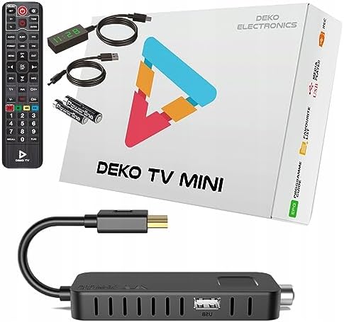 Deko TV MINI Stick - Decoder Digitale Terrestre 2024 WiFi - Decoder TV ...