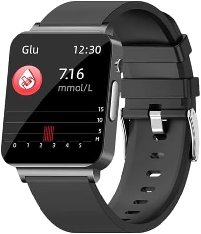 CALMORA Smart Watch with Blood Glucose Monitor, ECG PPG Health Tracking ...