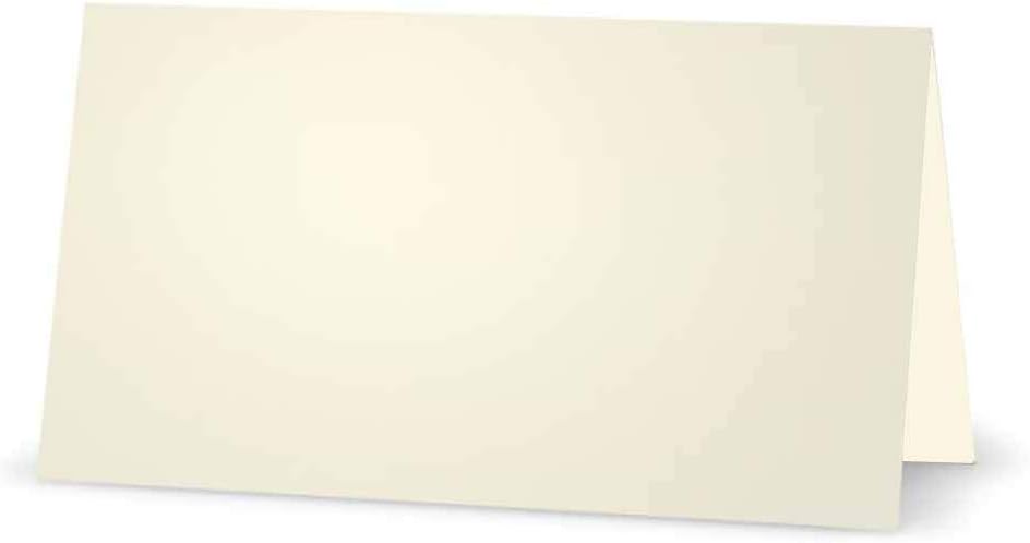Amazon.com: Ivory Place Cards - Flat or Tent Style - 10 or 50 Pack ...