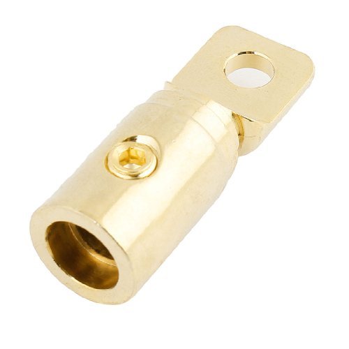 Generic Auto Car Chrome Plated Battery Terminals Gold Tone 2GA : Amazon ...
