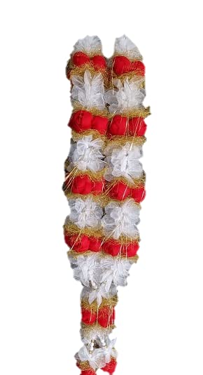 Hand Made Traditional Garland Multicolour : Amazon.in: Home & Kitchen