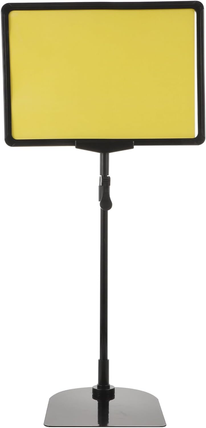 Amazon.com : DIYEAH Adjustable Pedestal Floor Stand Sign Holder Outdoor ...