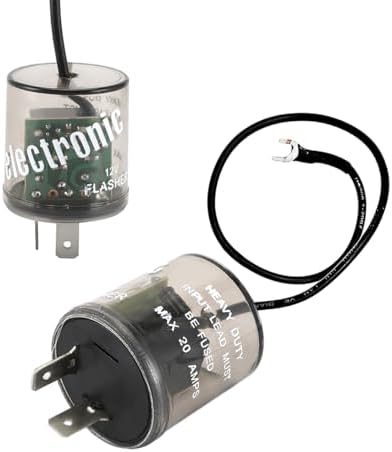 Amazon.com: Sylvil 2 Pin LED Flasher, 12V Electronic LED Flasher Relay ...