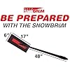 SNOBRUM SNO Pro, 48 Inch Handle – Professional Grade Vehicle Snow Broom ...
