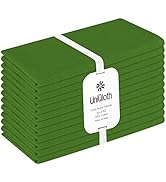 Amazon.com: UniQloth Set of 12 Cloth Dinner Napkins Cotton - Soft ...
