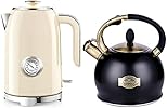 Amazon.com: SUSTEAS Stove Top Whistling Tea Kettle - Food Grade ...
