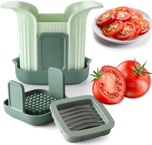 Amazon.com: JAYVAR Tomato Slicer and Lemon Slicer, Multipurpose Round ...