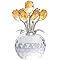 Amazon.com: Pink Rose Flower Crystal Figurine with Vase, Bouquet ...